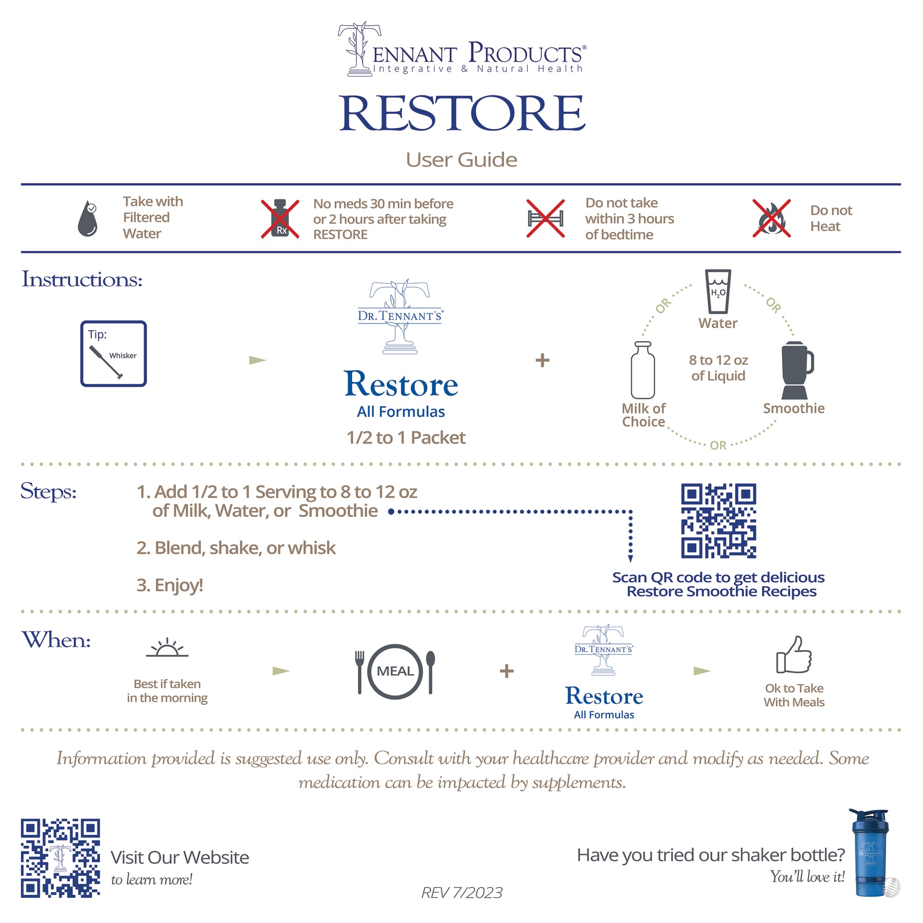 Restore Professional Formula - Veggie - Tennant Products